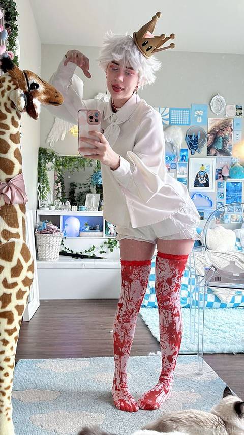 Indigo White - Femboy Boo - Hentai Senpai's Paradise