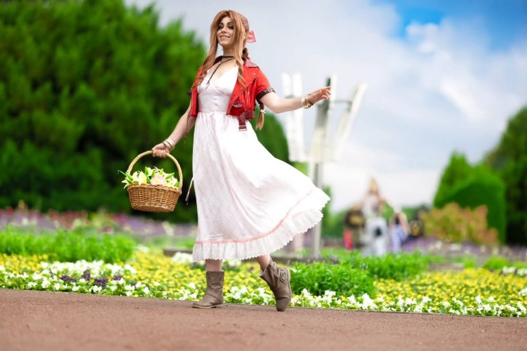 #Ayaka cosplay - Aerith - Hentai Senpai's Onlyfans Paradise